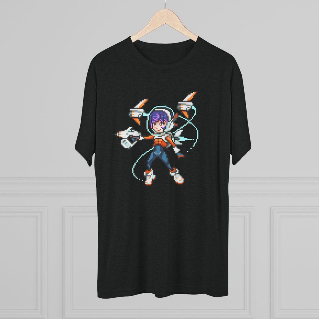 Overwatch Juno Pixel Shirt: Anime Graphic Tee - Tri-blend Comfort - Etsy