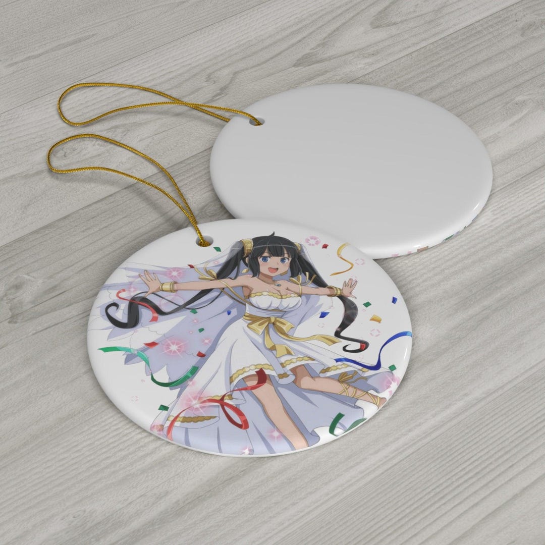 Custom Anime Girl Holiday Ornament | Anime Holiday Gift | Anime Waifu ...