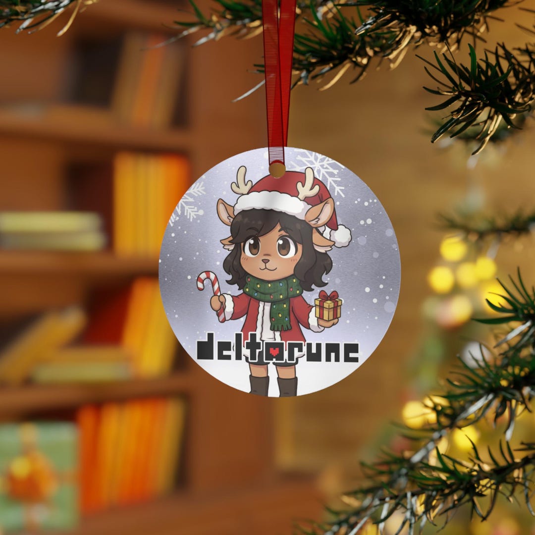 Two Sided Custom Deltarun Dess Holiday Ornament, Christmas Tree ...