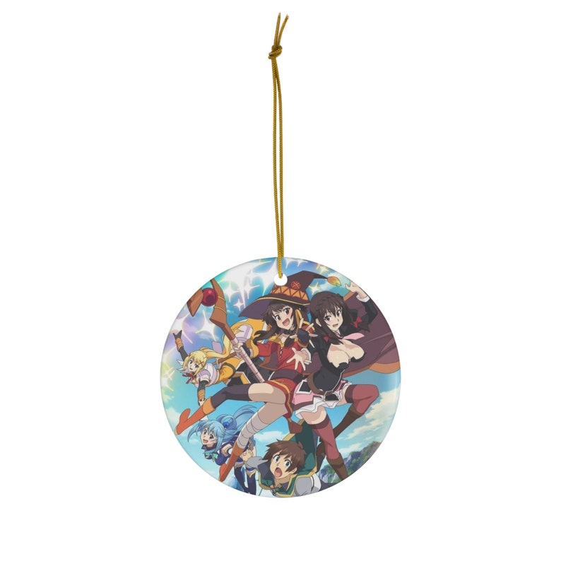 Konosuba Custom Anime Ornament | Characters Holiday Ornament | Anime ...