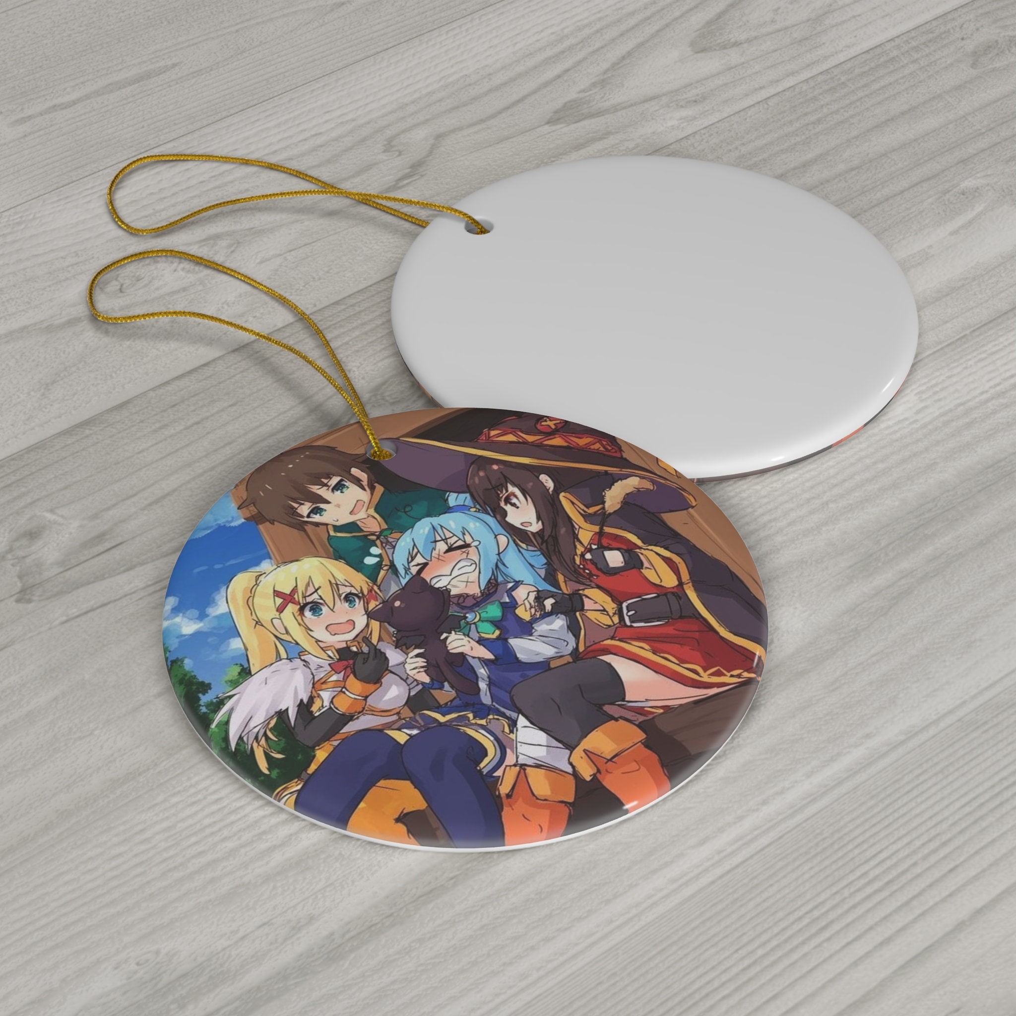 Konosuba Custom Anime Ornament Characters Holiday Ornament Anime ...