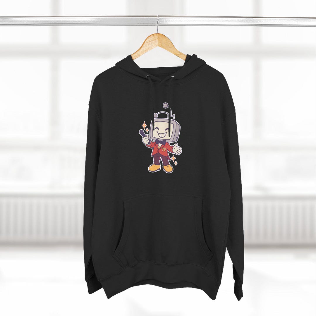 Deltarune Chibi Tenna Fleece Hoodie: Anime Streetwear - Etsy