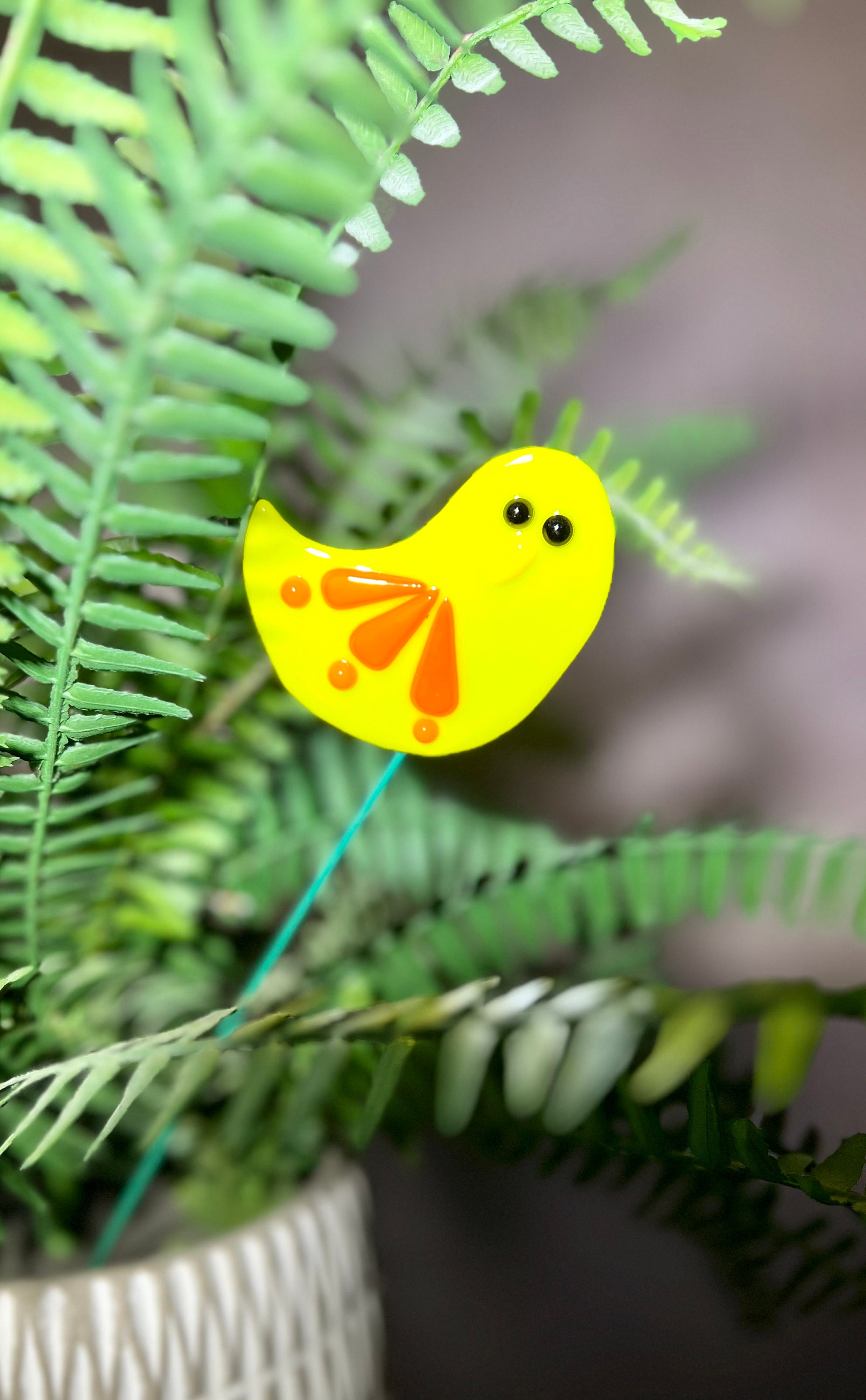 Glass Plant Stakes Glass Stake Plant Decor Plant Decorations Plant ...