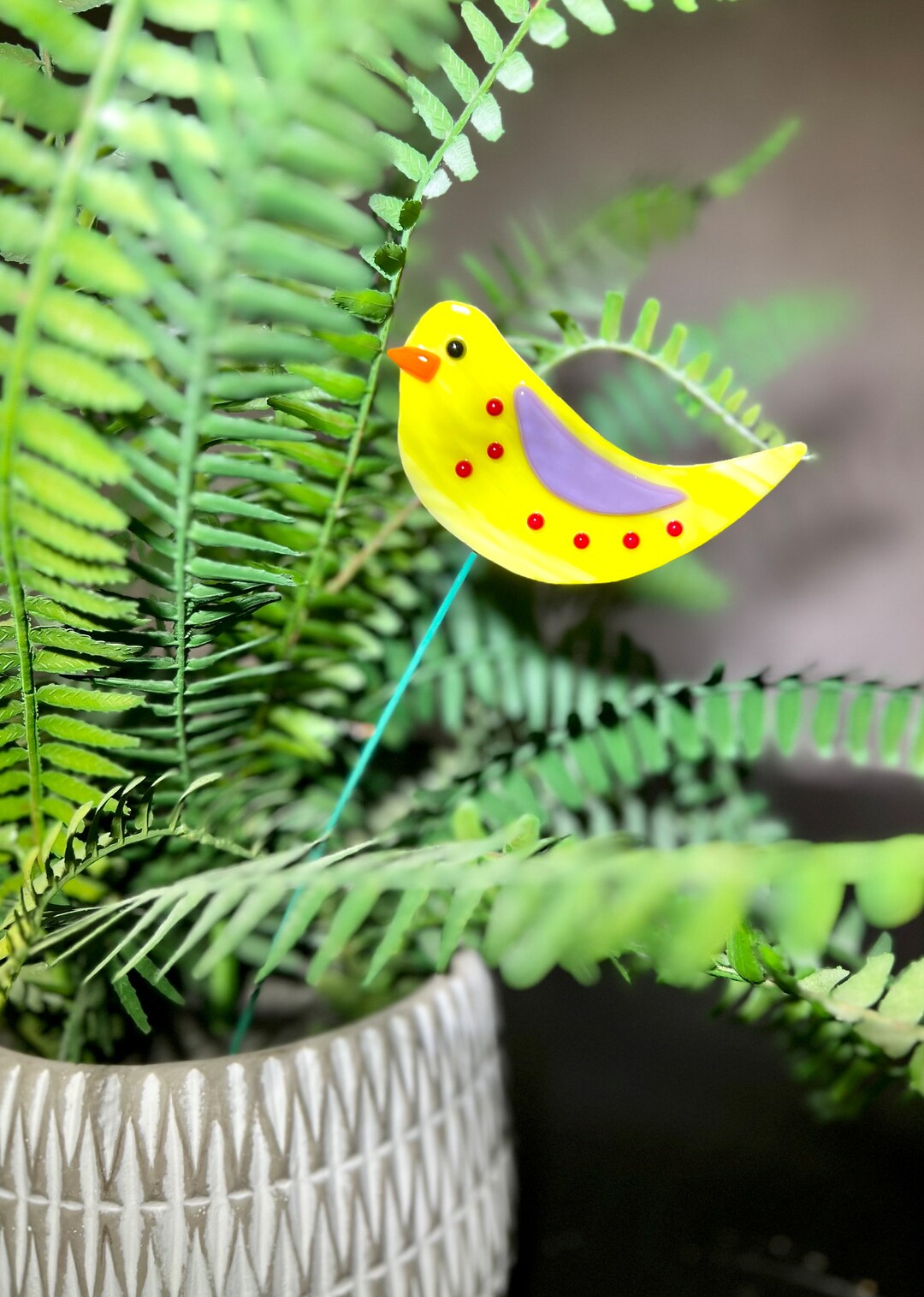 Glass Plant Stakes Glass Stake Plant Decor Plant Decorations Plant ...