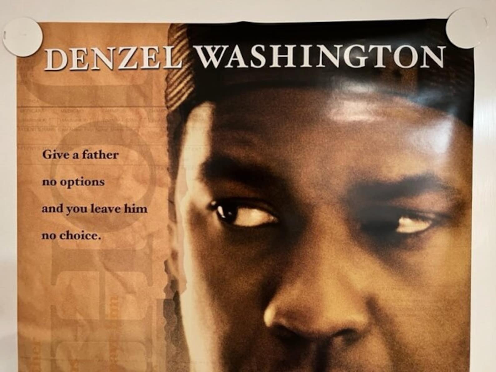 JOHN Q (denzel Washington, 2002) Original Movie Poster (27x40) - Etsy