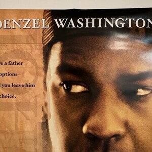 JOHN Q (denzel Washington, 2002) Original Movie Poster (27x40) - Etsy