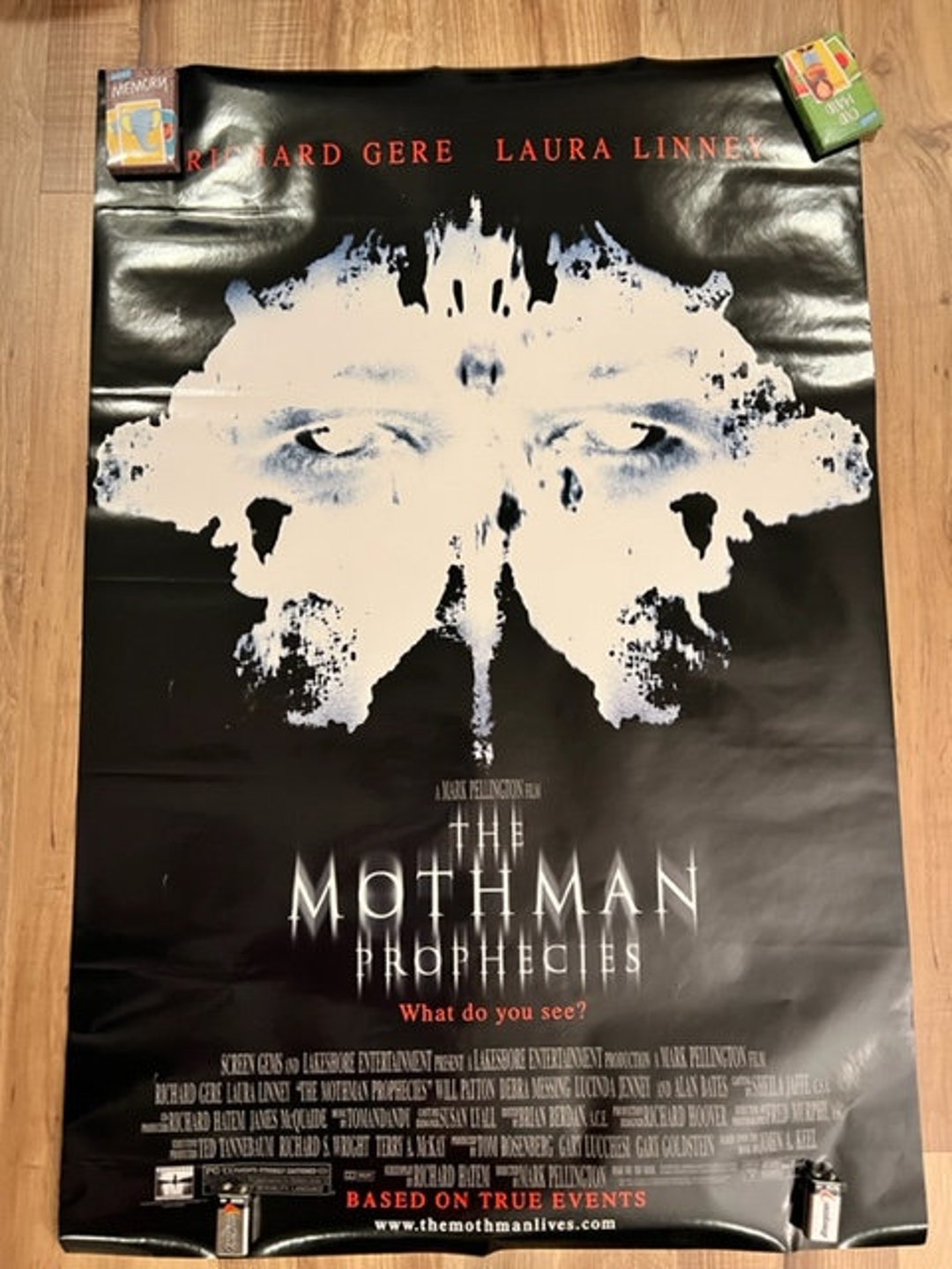 The Mothman Prophecies - Richard Gere (2002) ***vintage Movie Poster ...