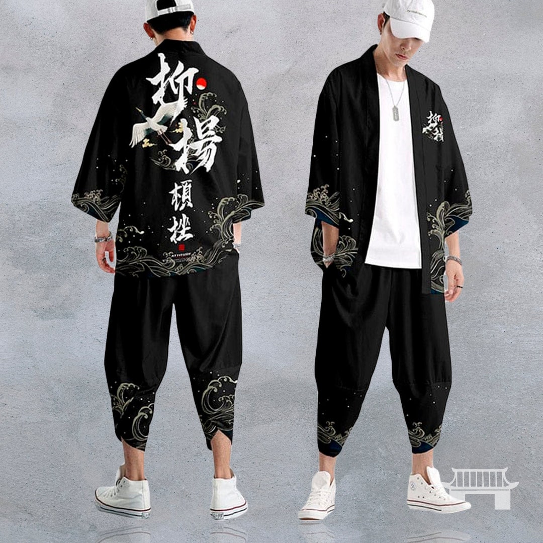 Haru Harajuku Modern Japanese Kimono Set - Etsy