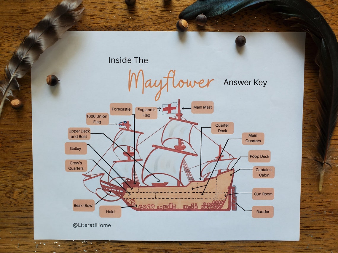 Thanksgiving History, Mayflower and Pilgrims Learning Activity ...