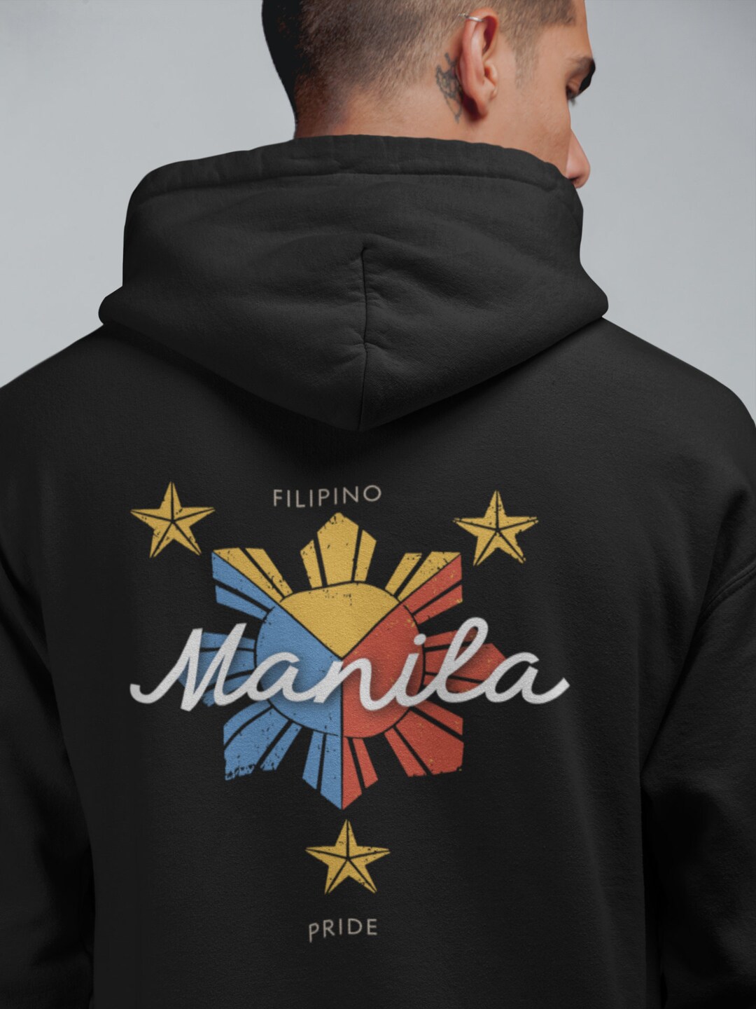 Filipino Shirt Manila Pinoy Hoodie Unisex Long - Etsy