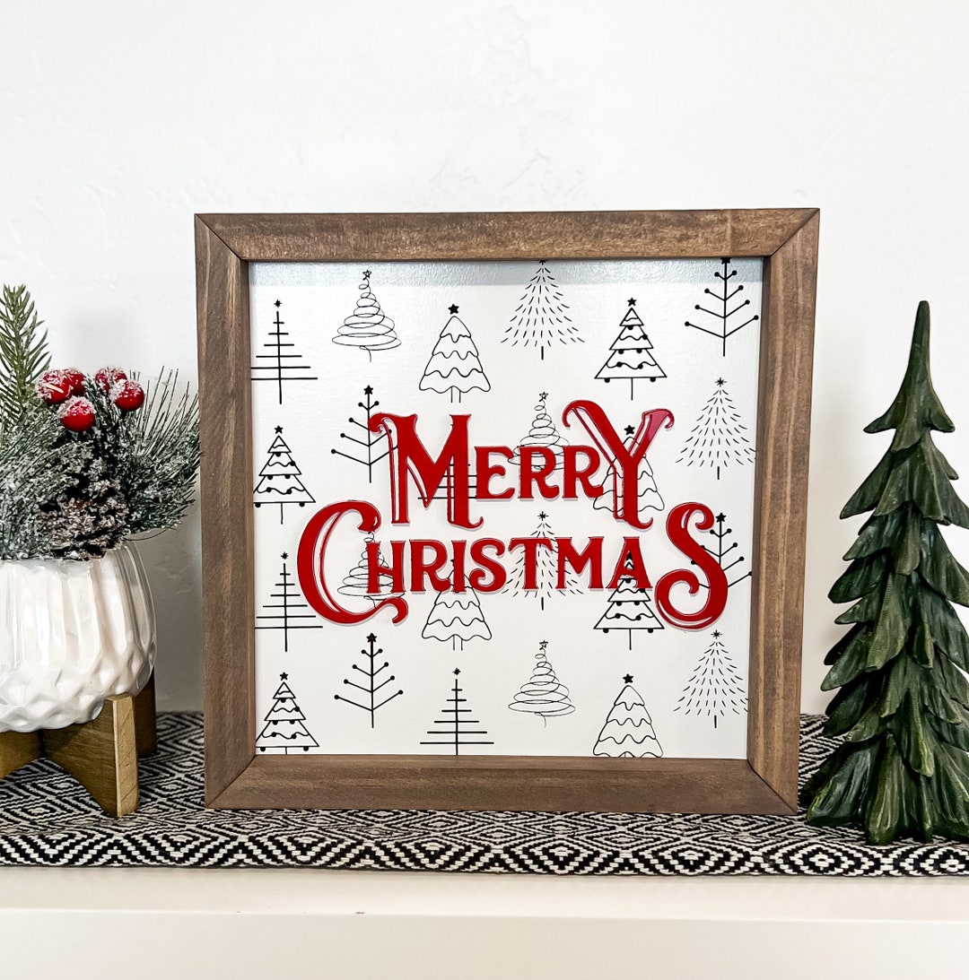 Merry Christmas Sign, Merry Christmas Decor, Christmas Sign, Christmas ...