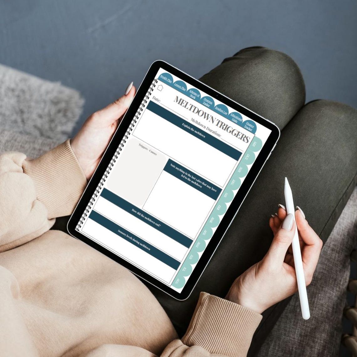 Ultimate Homeschool Digital Planner- Blue/ Home Education Planner ...