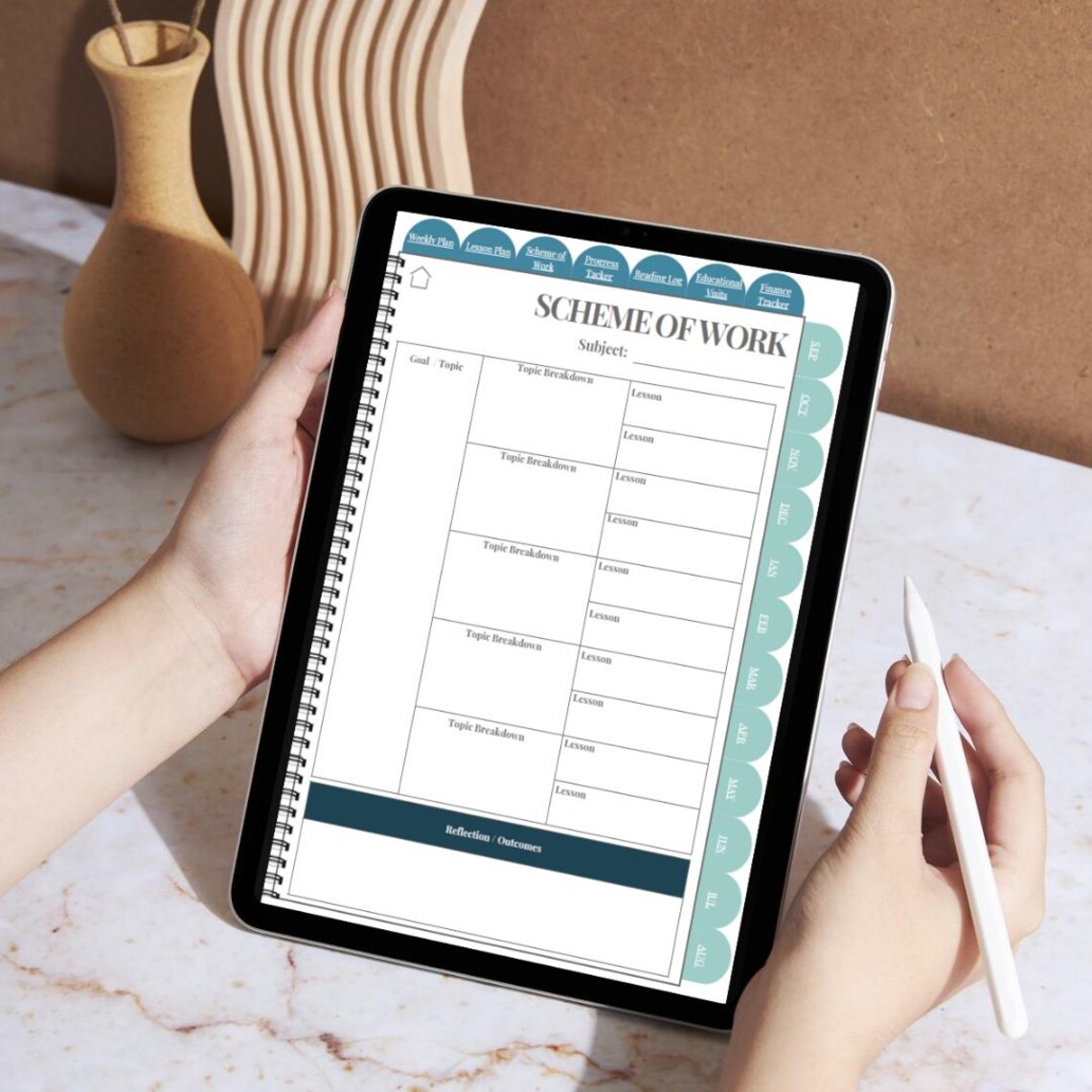 Ultimate Homeschool Digital Planner- Blue/ Home Education Planner ...