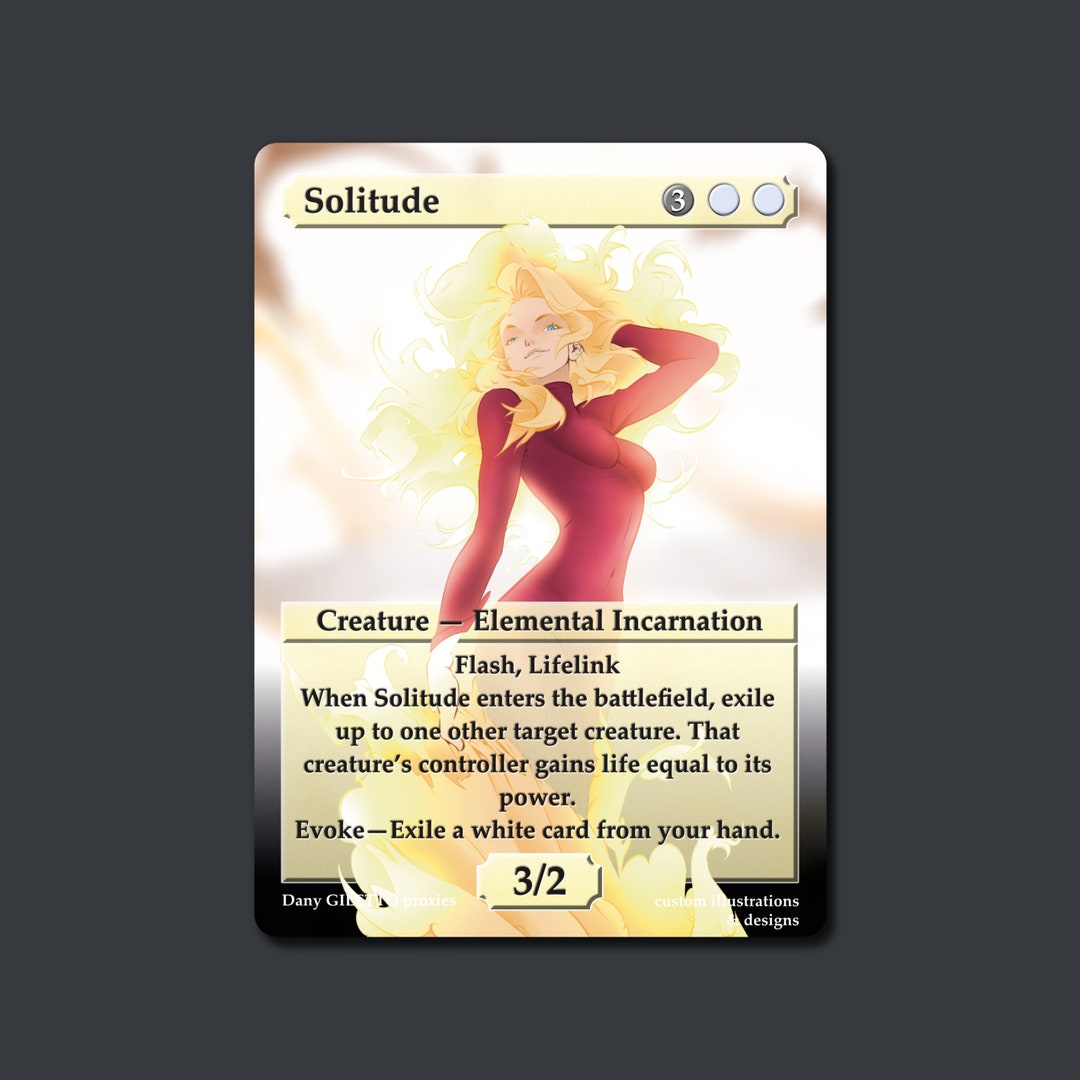 Solitude MTG Proxy Card Commander Deck or FNM Full Art - Etsy