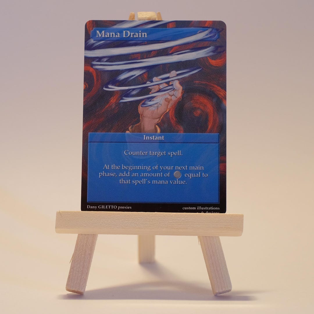 Mana Drain, MTG Proxy Card, Commander Deck or FNM, Full Art Alter - Etsy