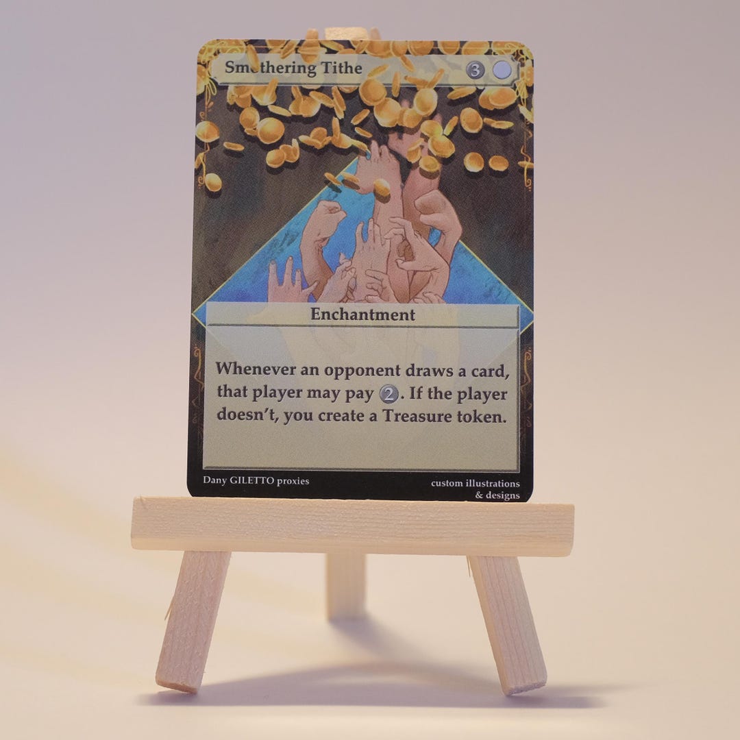 Smothering Tithe , MTG Proxy Card, Commander Deck or FNM, Full Art ...