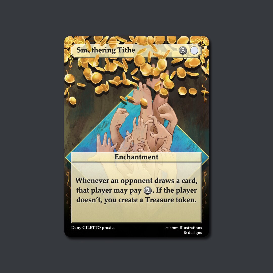 Smothering Tithe MTG Proxy Card Commander Deck or FNM Full - Etsy