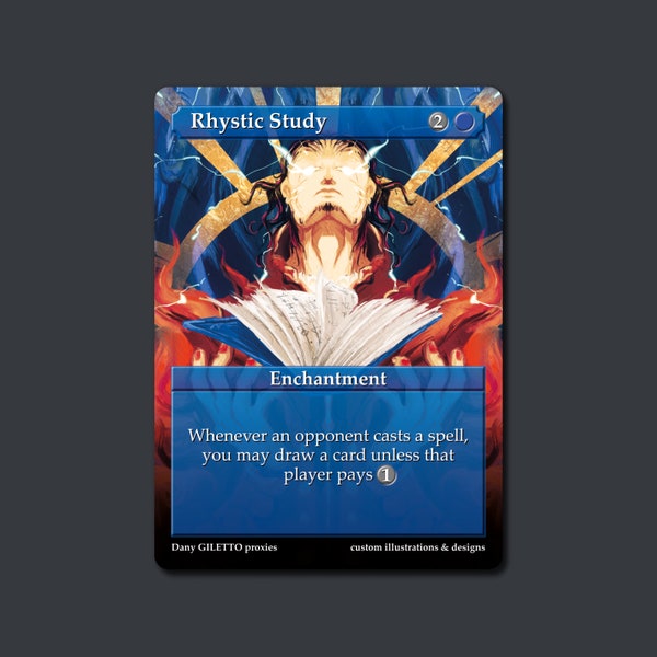 Rhystic Study Magic - Etsy
