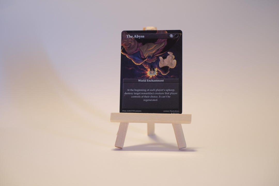 The Abyss, MTG Proxy Card, Commander Deck or FNM, Full Art Alter - Etsy