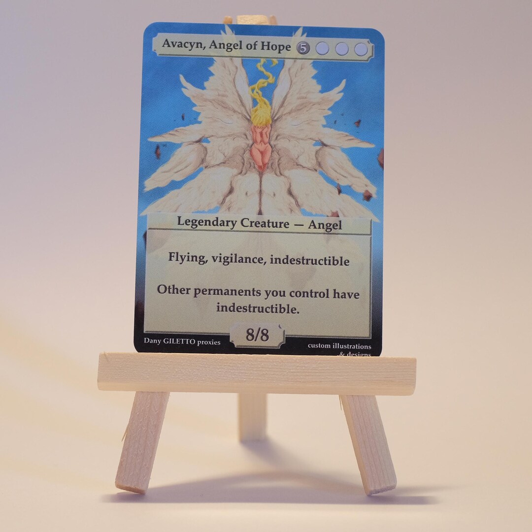 Avacyn Angel of Hope, MTG Proxy Card, Commander Deck or FNM, Full Art ...