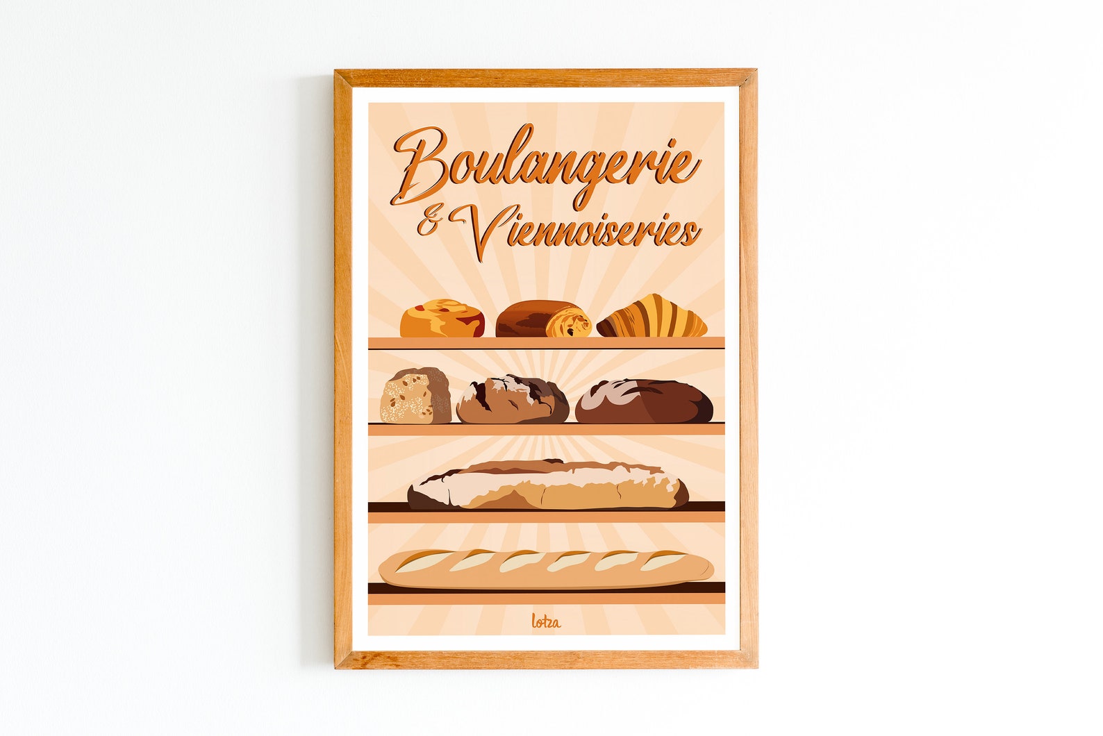Bakery & Viennoiseries Poster - Bread, Chocolate, Croissant | Travel ...
