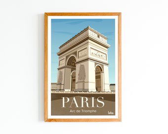 Arc De Triomphe Poster - Etsy