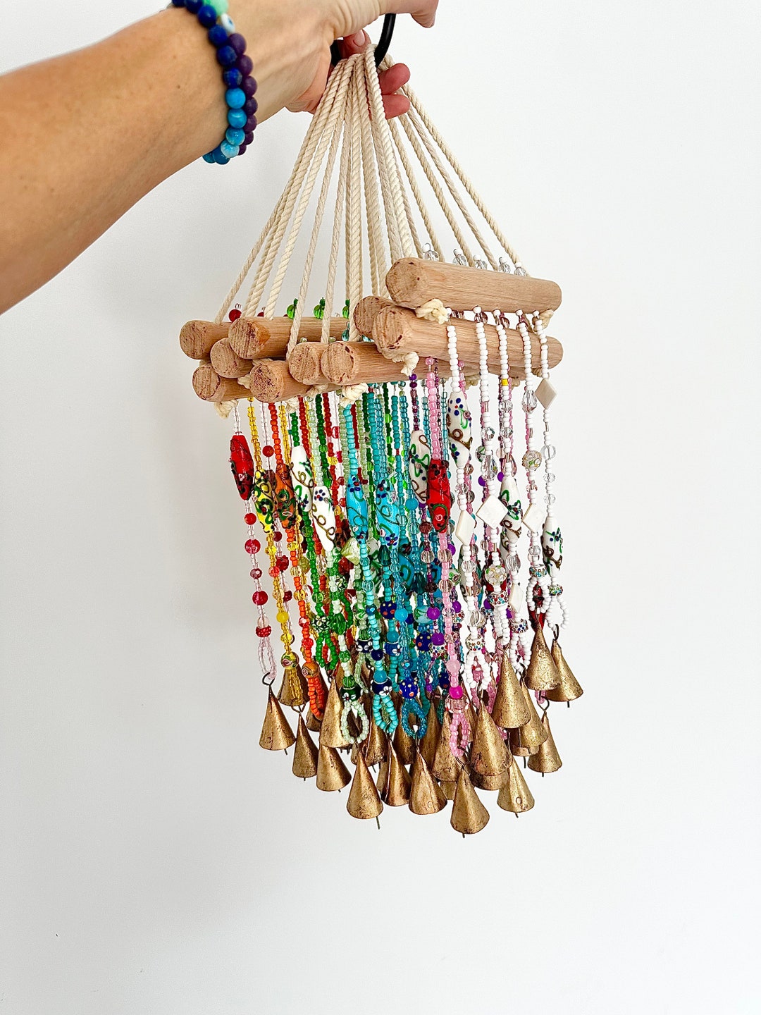 Wind Chime Sun Catcher Beaded Curtain Wall Hanging - Etsy