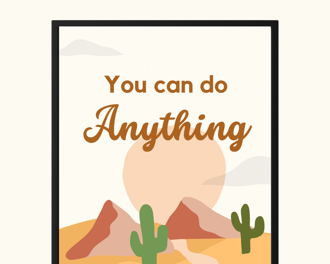 Desert Theme Classroom Posters for Student Motivation and Inspiration ...
