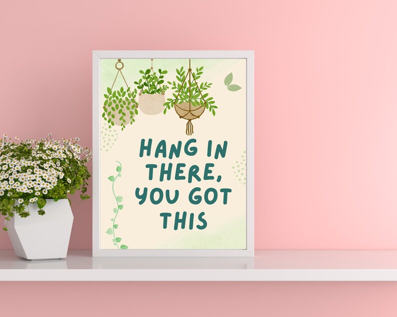 Plant Theme Classroom Posters for Student Motivation and - Etsy