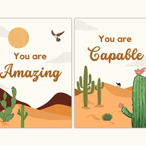 Desert Theme Classroom Posters for Student Motivation and Inspiration ...
