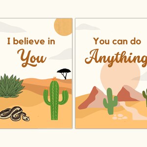 Desert Theme Classroom Posters for Student Motivation and Inspiration ...