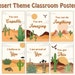 Desert Theme Classroom Posters for Student Motivation and Inspiration ...