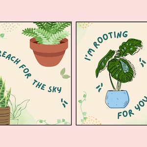 Plant Theme Classroom Posters for Student Motivation and Inspiration ...