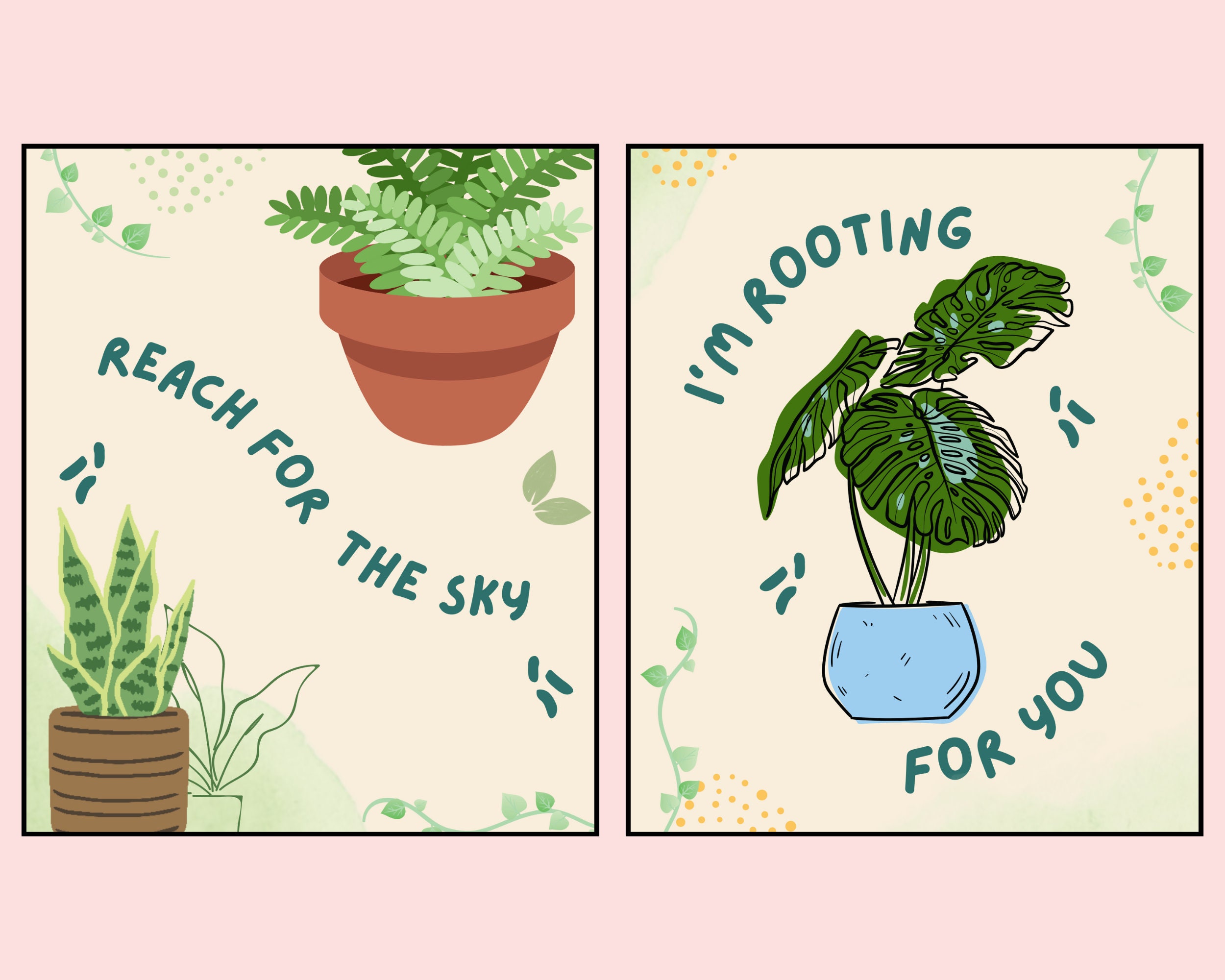 Plant Theme Classroom Posters for Student Motivation and Inspiration ...