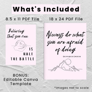 Empowering Growth Mindset Posters for Elementary Classroom: Set of 10 ...