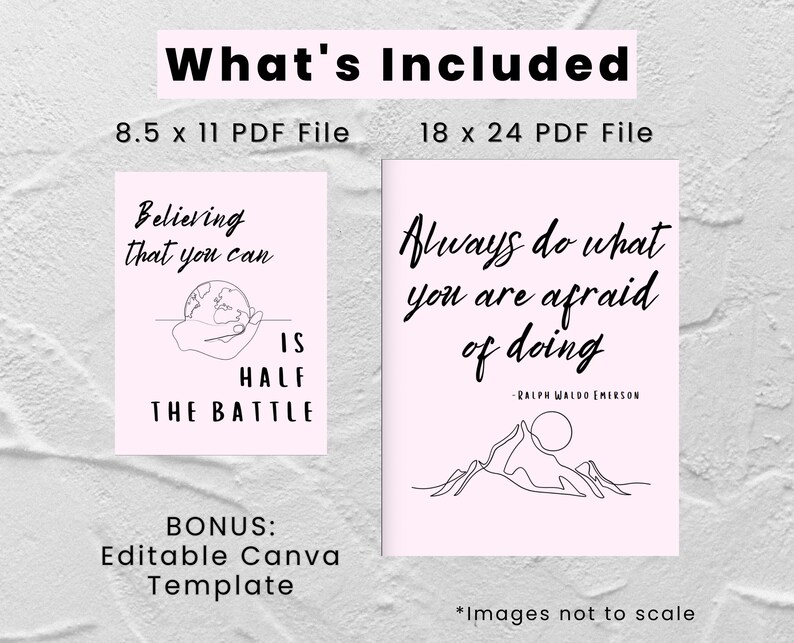 Empowering Growth Mindset Posters for Elementary Classroom: Set of 10 ...