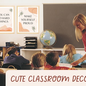 Boho Classroom Posters for Student Motivation and Inspiration ...