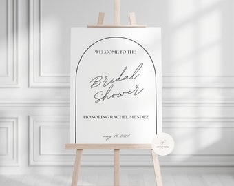 Luxury Cocktail Hour Sign Template Wedding Reception Welcome Sign ...