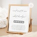 Minimalist Wedding Disposable Camera Sign Template Special Event Sign ...