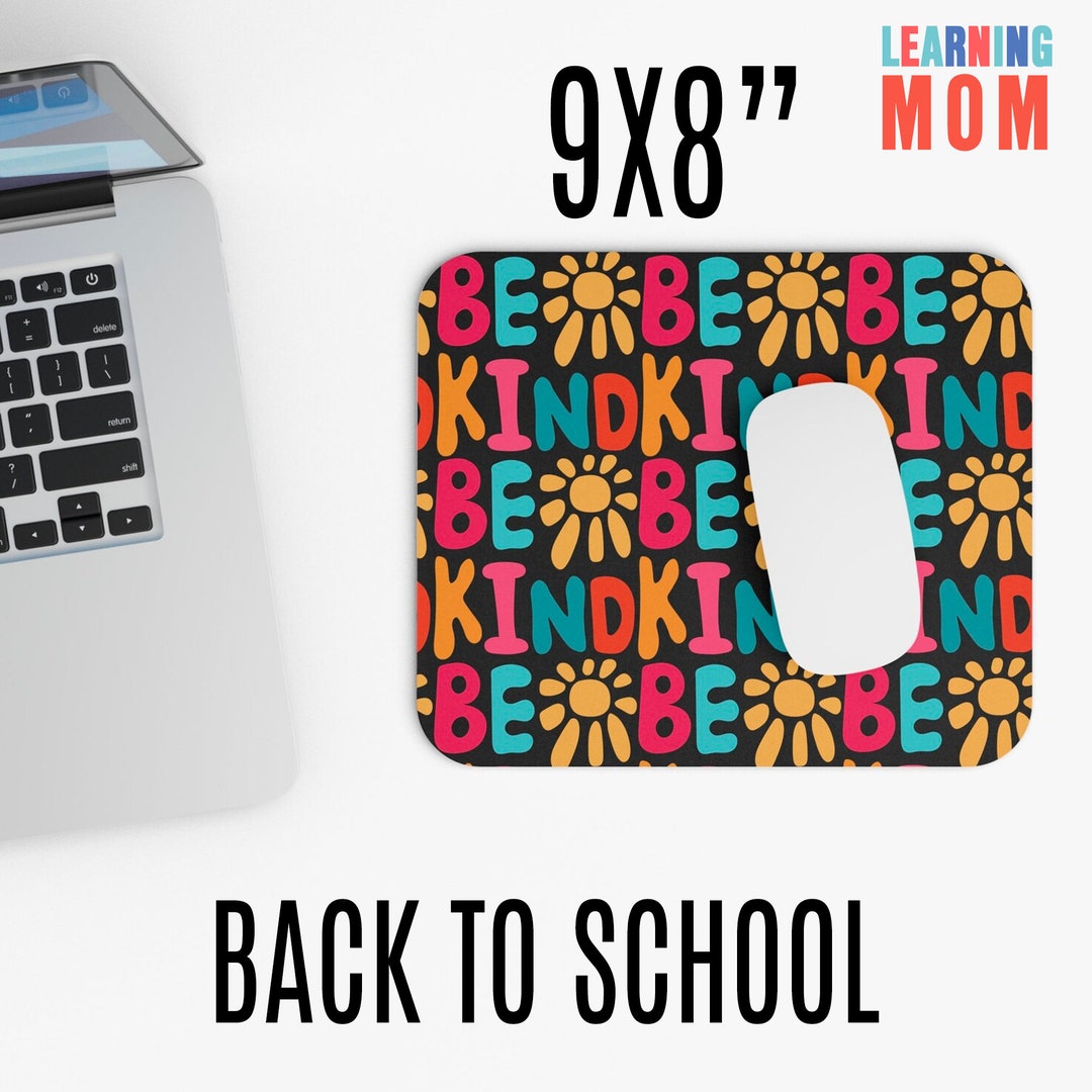 Be Kind Back-to-school Teacher Gift Mouse Pad. Kindness Art. Computer ...