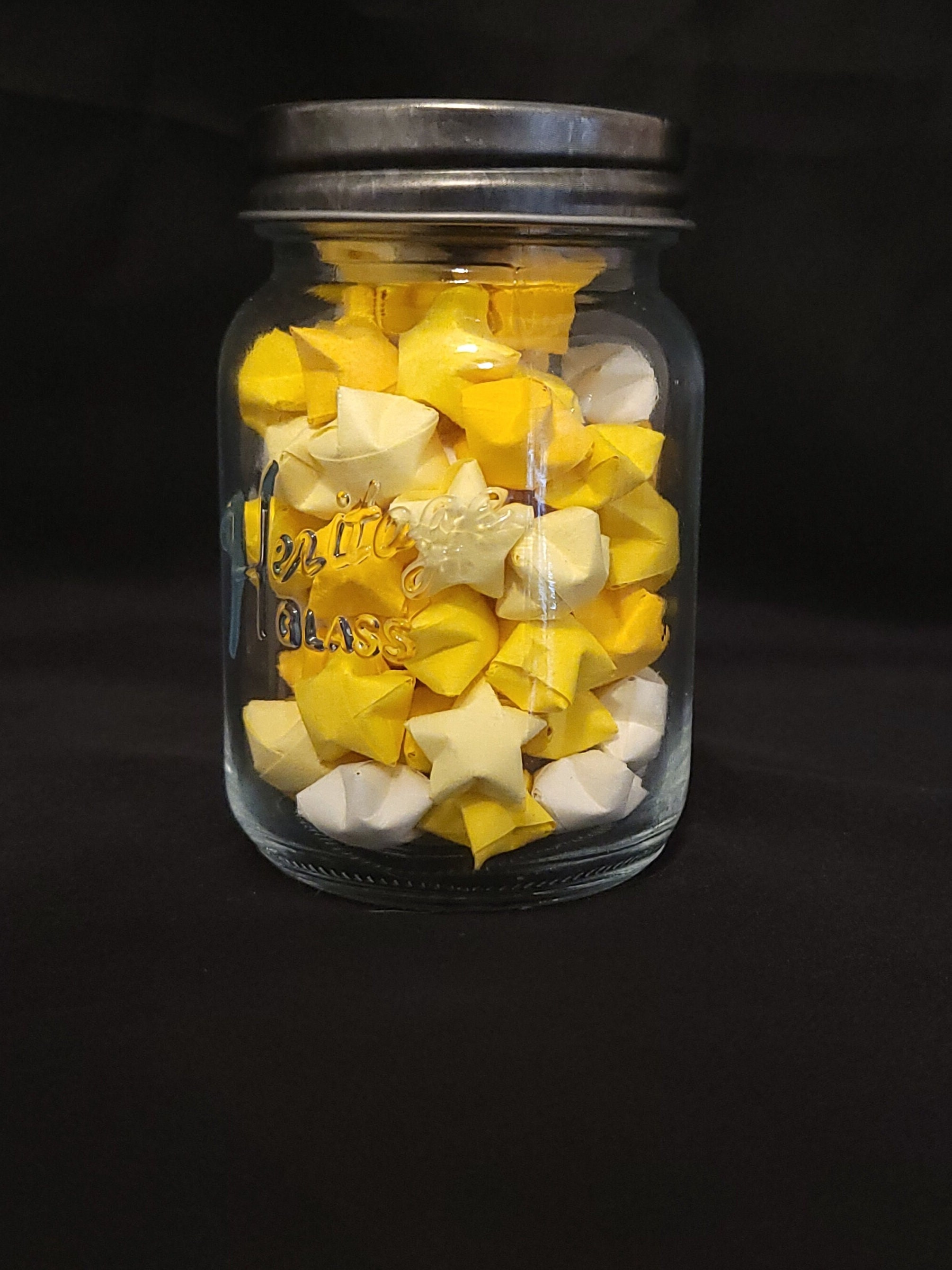 Mini Mason Jar of Lucky Stars - Etsy