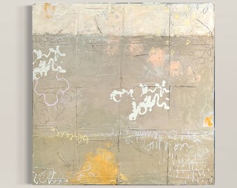 Calabria - Wall Art - Abstract Painting - Rustic Simplicity - Imperfect ...