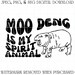 MOO DENG SVG, Trending Svg, Moo Deng Png, Trending Png, Spirit Animal ...