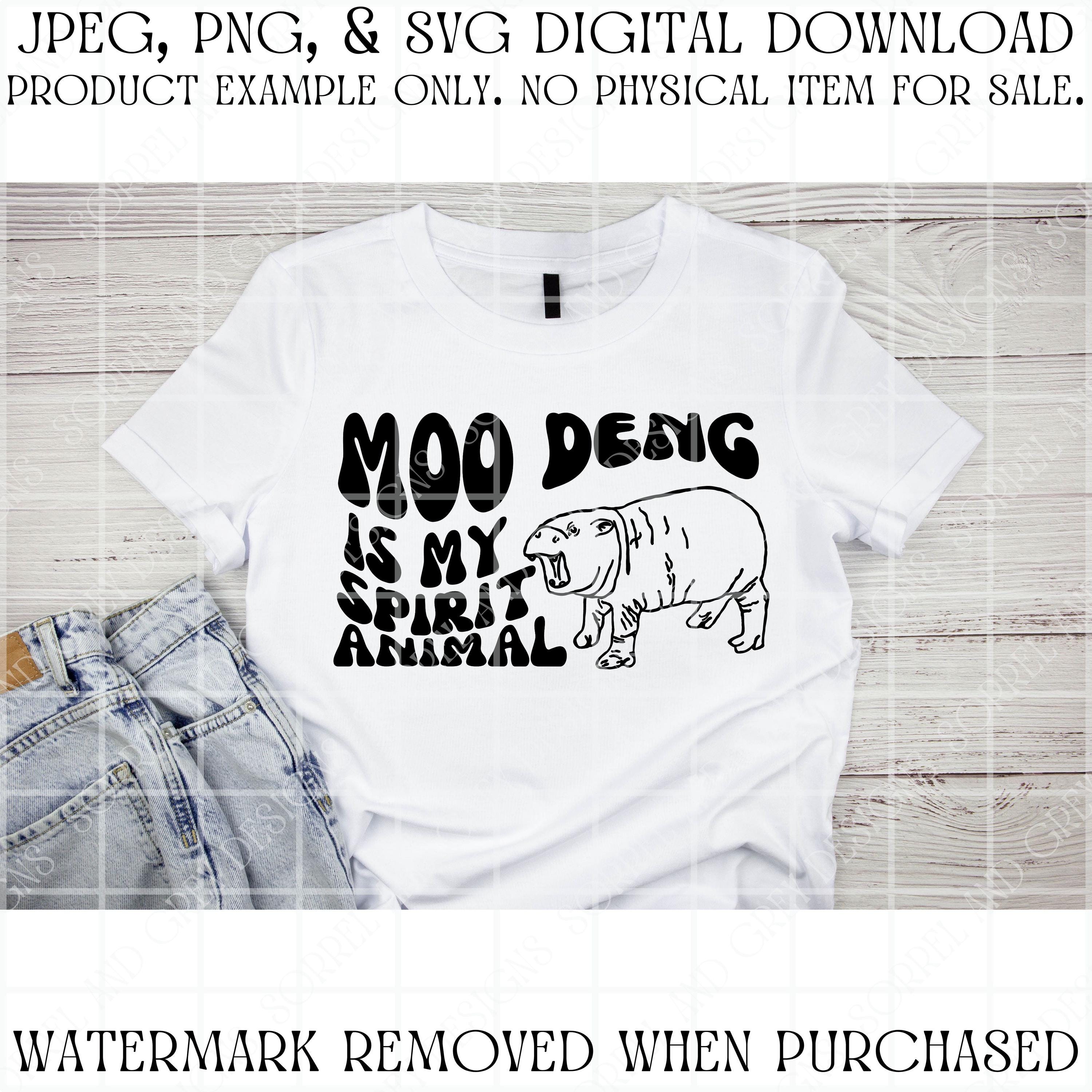 MOO DENG SVG, Trending Svg, Moo Deng Png, Trending Png, Spirit Animal ...