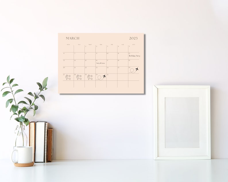 2023 Calendar Printable 2023 Monthly Planner Printable Calendar ...