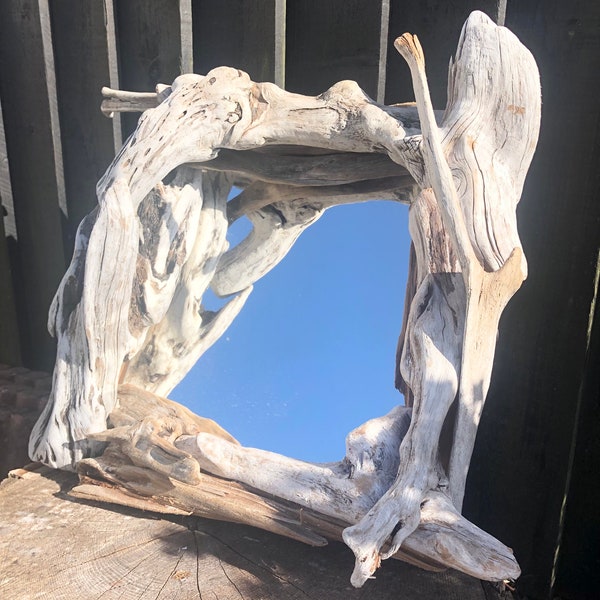 Driftwood Mirror - Etsy