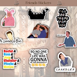 Friends Stickers | Friends Vinyl Stickers | Friends Favourite Quotes ...