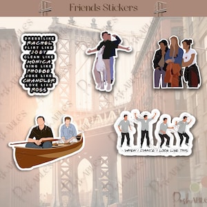 Friends Stickers | Friends Vinyl Stickers | Friends Favourite Quotes ...