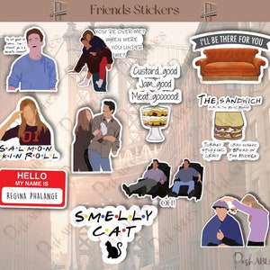 Friends Stickers | Friends Vinyl Stickers | Friends Favourite Quotes ...
