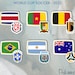 World Cup Soccer Stickers Soccer Vinyl Stickers Qatar 2022 World Cup ...